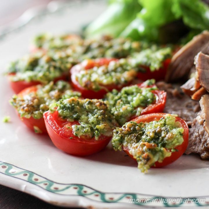 Broiled Tomatoes Italian Style | Low Carb Maven