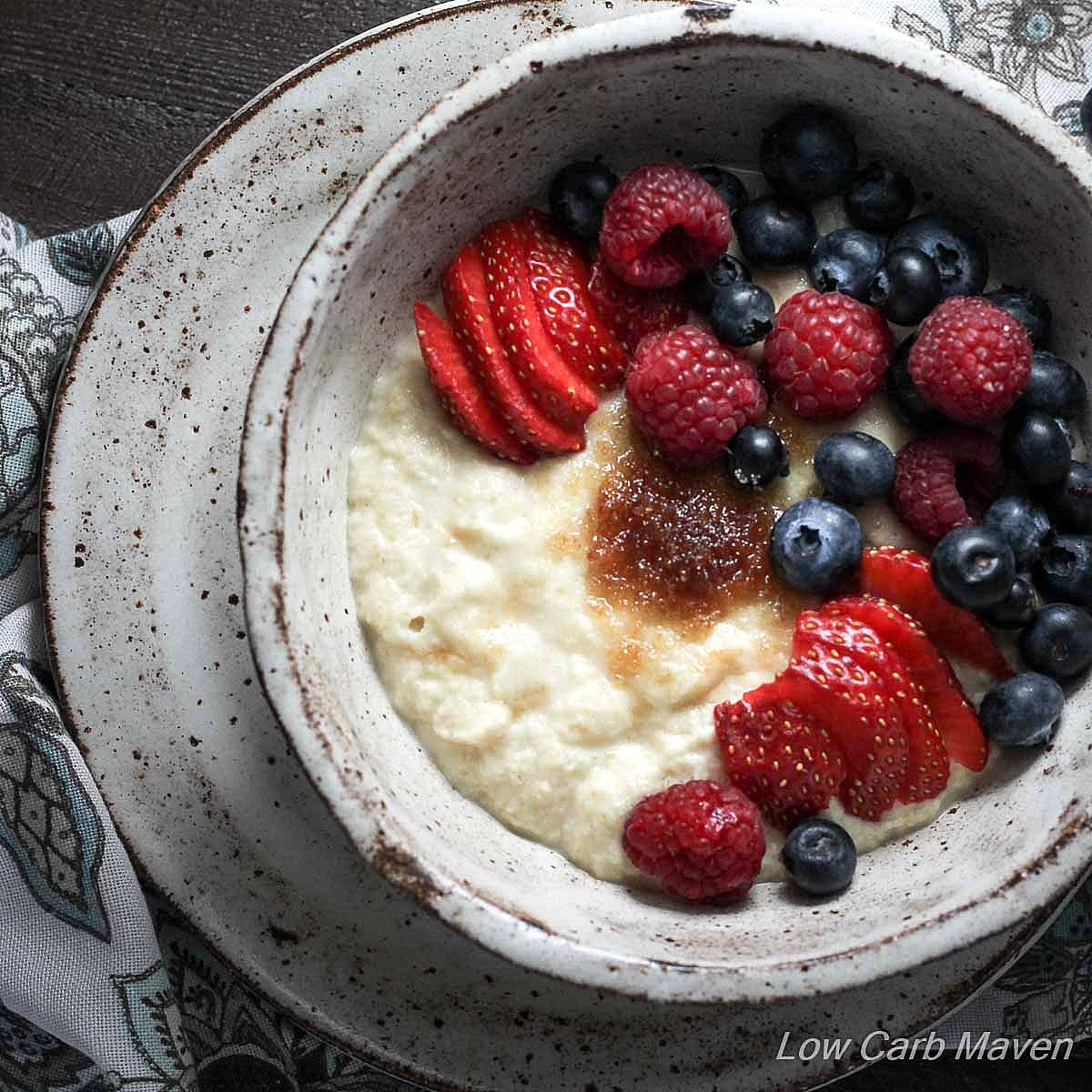 Coconut Flour Porridge (Low Carb, Keto, Paleo)