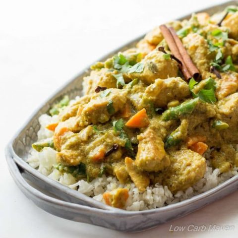 Low Carb Beef Curry Stew with Winter Vegetables - Low Carb Maven