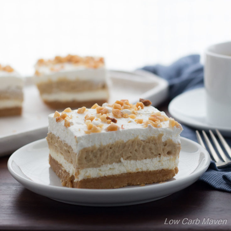 Low Carb Chocolate Lasagna Sugar-free Dessert (no-bake) | Low Carb Maven