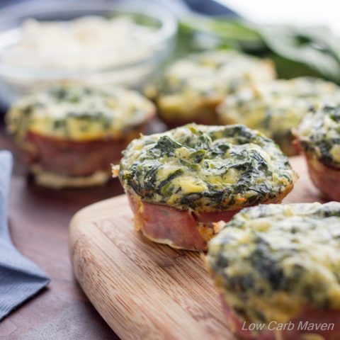 Crustless Spinach Quiche Recipe With Bacon | Low Carb Maven