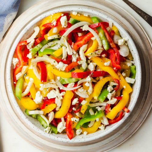 Sweet Bell Pepper Salad - Low Carb Maven